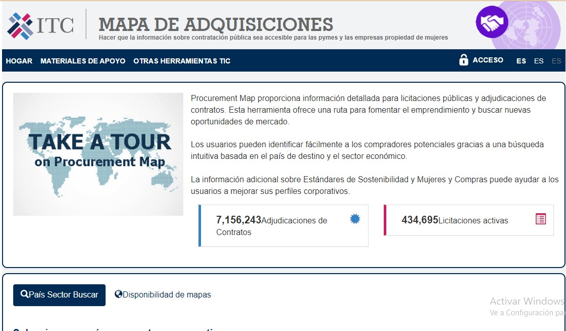Procurement map :: Easy Export